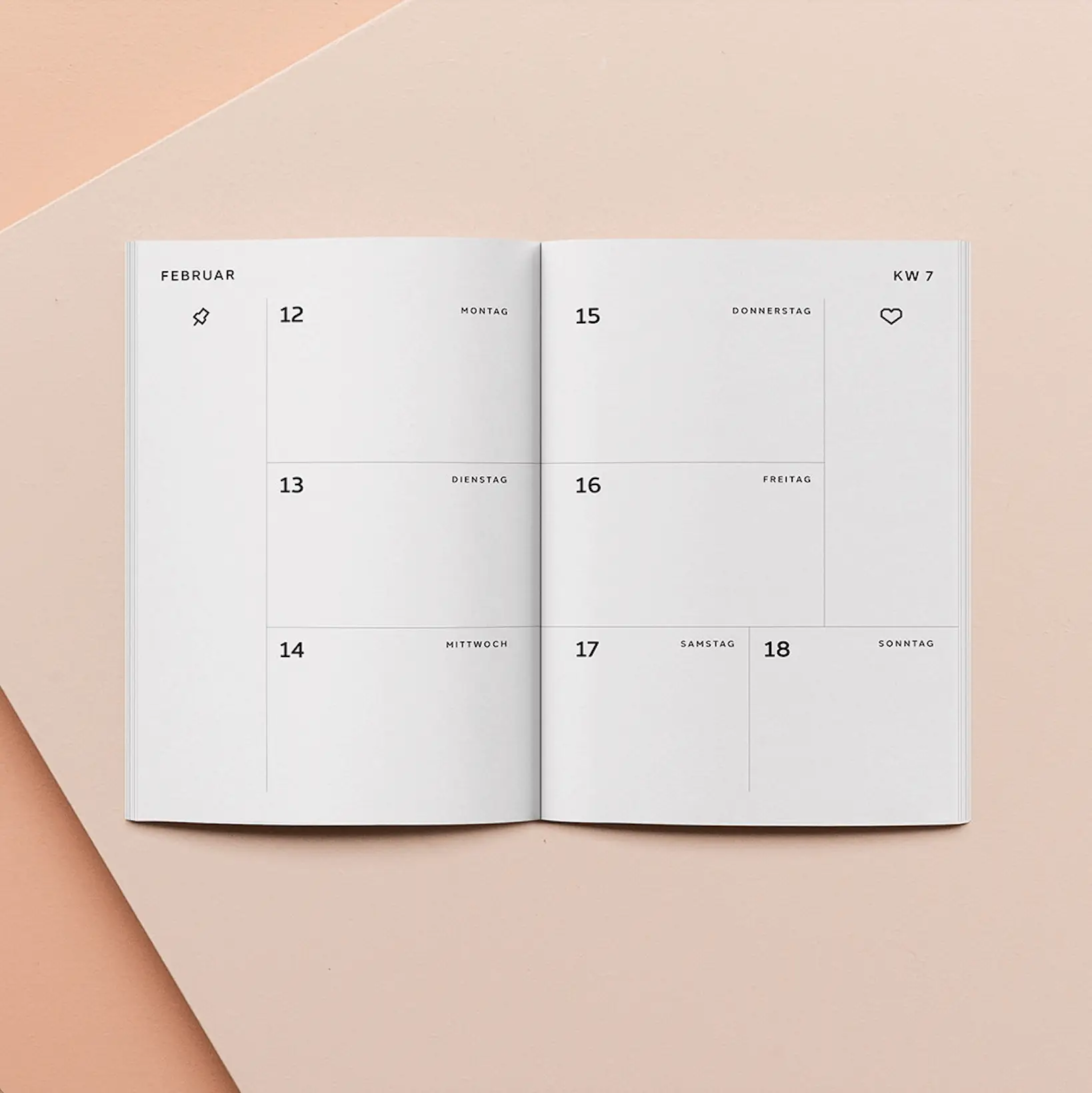 Franziska Klee, A5 + A6 Planer | Mona Wingerter - Grafikdesign